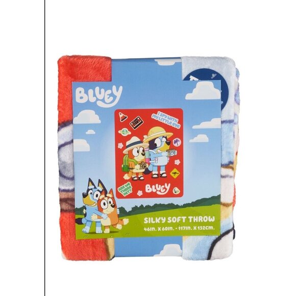 Bluey | Bedding | Bluey I Spy With My Little Eye Silky Soft Throw ...